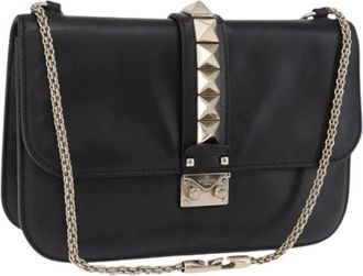 Valentino Sac bandouli&egrave;re vintage Pre-owned - Femme - Pre-owned - Noir - Taille: ONE Size