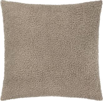 furn. Yard Cabu Kissenbezug - Weicher, grober, strukturierter skandinavischer Boucl&eacute;-Bezug (Taupe - 55x55cm)