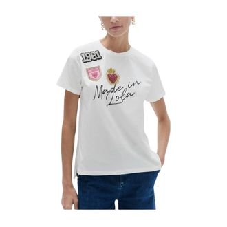 Lola Casademunt Made in Lola T-Shirt - - Tops - Damen - Wei&szlig; - L