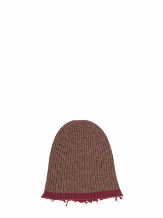 Uma Wang Womens Beanie Cashmere Brown Hat