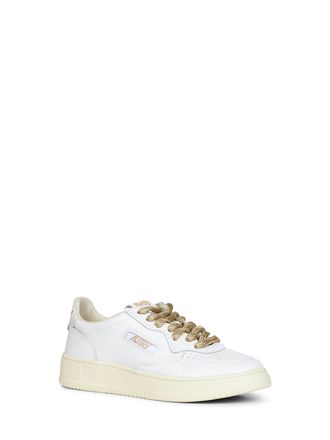 Autry Womens Sneakers Medalist Low White Leather Calf Trainers