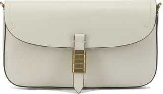 Pinko Pinko Hobo Bags - White Leather Crossbody Bag - Gr. unisize - in Grau - f&uuml;r Damen