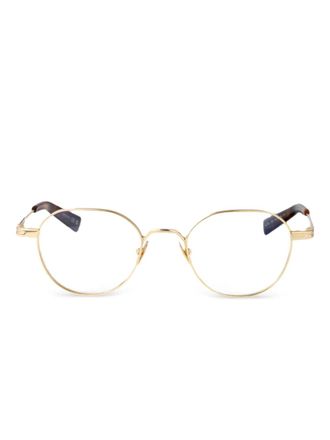Saint Laurent Eyewear lunettes de vue à monture ronde - Or