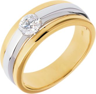 Edenly Solitär Eklipse in Weiss- und Gelbgold - 0.42 Karat