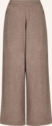 Helene Galwas Weite Strickhose braun