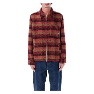 HUF Huf, Homme, Vestes, Multicolore, Taille: M Veste en Laine &agrave; Carreaux Megablast