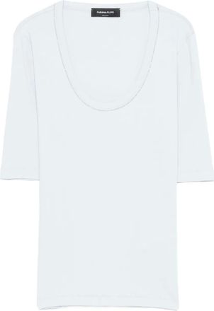 Fabiana Filippi t-shirt &agrave; encolure ronde - Bleu