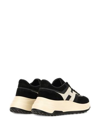 Hogan Logo-Embellished Colorblock Sneakers - Black