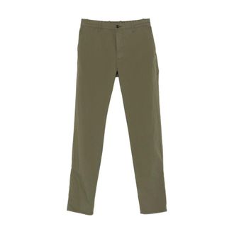 Incotex Homme, Pantalons, Vert, Taille: W34 Chino Coupe Slim