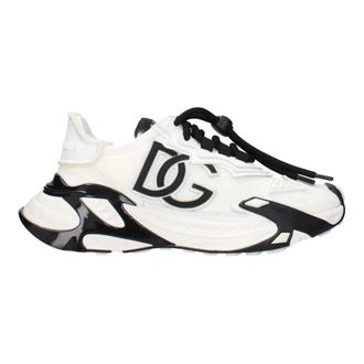 Dolce & Gabbana Femme, Chaussures, Blanc, Taille: 37 EU Ck2355Al8088B930 Baskets Athl&eacute;tiques en Tissu