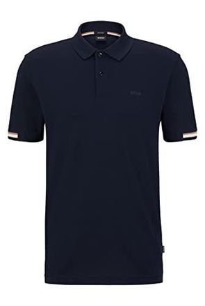 HUGO BOSS BOSS Hommes Parlay 147 Polo Slim Fit &agrave; Logo gomm&eacute;