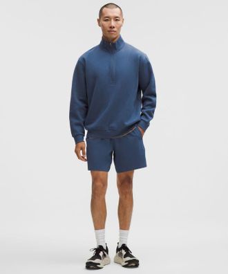 lululemon Short Pace Breaker non doubl&eacute; pour Hommes - 18 cm - Bleu - Taille L