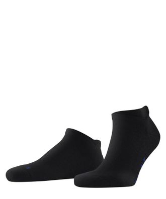 Falke Unisex Sneakersocken Keep Warm U Sn Wolle kurz einfarbig 1 Paar, Schwarz Black 3000, 42-43