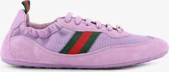 Gucci Gucci Shift mesh and suede sneakers - GUCCI - gender_Woman