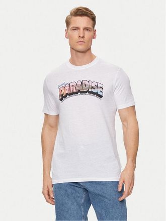 Benetton United Colors Of Benetton T-Shirt 3P7XU108X Weiß Regular Fit