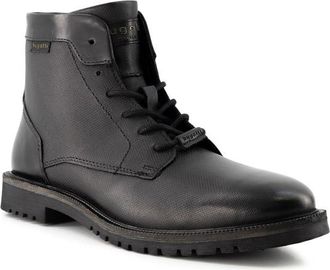 Bugatti Herren Schnürboots schwarz Glattleder