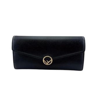 Fendi Portefeuille long Pre-owned (bi-pli) - Femme - Pre-owned - Noir - Taille: ONE Size