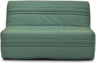 Les Tendances Les Tendances - Banquette bz - Tissu Vert - L143 x P97 x H89cm - Joe