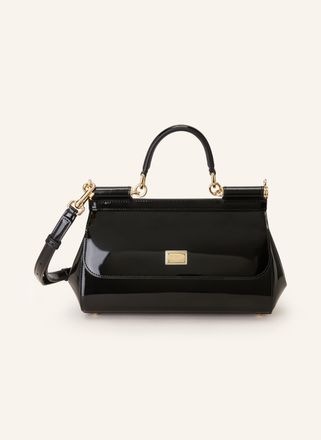 Dolce & Gabbana Umh&auml;ngetasche Sicily Medium schwarz