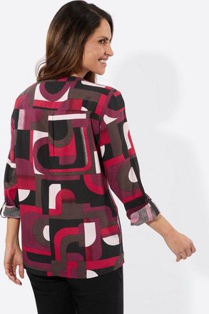 Witt Klassische Bluse Druckbluse Langarm