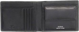 Guess Portefeuille compact en cuir de vache