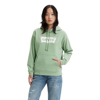 Levi's Kapuzenpullover für Damen, Logo (Grün)