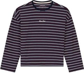 Guess T-shirt manches longues ray&eacute; en coton m&eacute;lang&eacute;