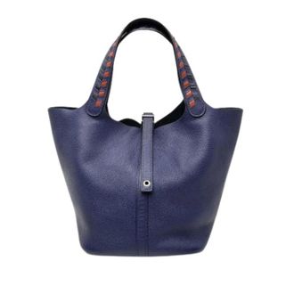 Herm&egrave;s Sac seau Picotin Lock 22 Pre-owned - Femme - Pre-owned - Bleu - Taille: ONE Size