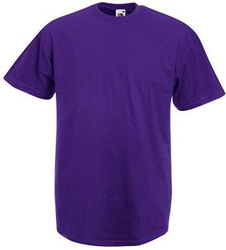 Fruit Of The Loom T-shirt en coton - Violet - XXL