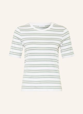 Comma Comma T-Shirt Mit Glitzergarn gruen