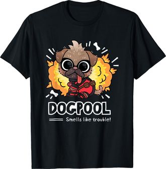 MARVEL Deadpool & Wolverine Smells Like Trouble Dogpool T-Shirt