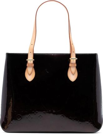 Louis Vuitton Shopper - Monogram Vernis Brentwood - Gr. unisize - in Orange - für Damen