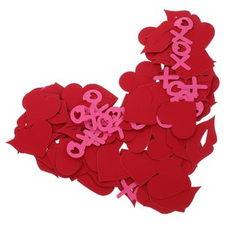 Garneck 1 Satz Papierkonfetti Herzen Konfetti f&uuml;r Hochzeitsdekoration Valentinstag Tischdeko Party Zubeh&ouml;r