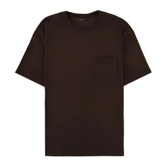 Christophe Lemaire Boxy SS T-Shirt - - Tops - Herren - Braun - L