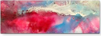 Paul Sinus Art Leinwandbilder | Bilder Leinwand 120x40cm abstrakte Wasserfarben