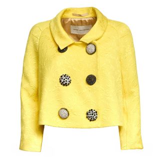 Dries Van Noten Femme, Vestes, Jaune, Taille: 34 FR Veste crois&eacute;e