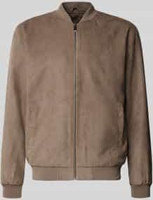 Only & Sons Regular Fit Bomberjacke in Lederoptik Modell LUCAS