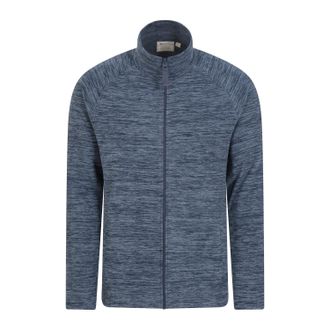 Mountain Warehouse Herren Snowdon II Full Zip Fleece Jacke (blau)