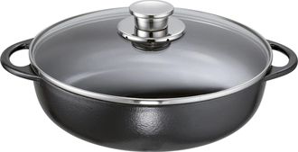 Schulte Ufer Bauernpfanne, Gusseisen, 28 cm 1633-28 s Schwarz