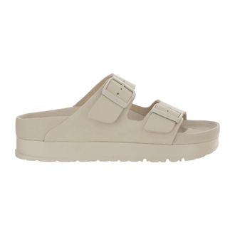 Birkenstock Arizona PAP Flex Platform Schmale Passform - - Shoes - Damen - Beige - 40 EU