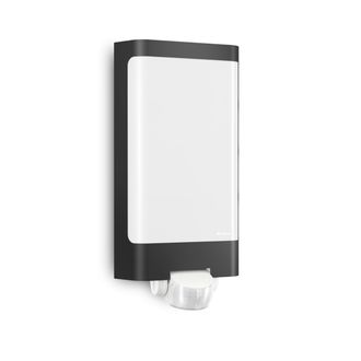 Steinel Au&szlig;enleuchte L 240 S Anthrazit, 9,3 W LED Wandlampe, warm-wei&szlig;, 180&deg; Bewegungsmelder, 10 m Reichweite, Kunststoff