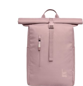 Got Bag Rucksack Rolltop Easy aus Ocean Impact Plastic | Laptop Rucksack Wasserabweisend mit 16 Laptoptasche | 31 Liter F&uuml;llvolumen Rollrucksack (red sand)