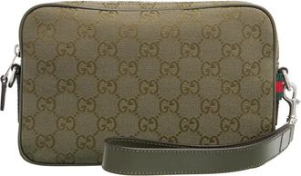 Gucci Crossbody Bags - GG Mini Bag - Gr. unisize - in Gr&uuml;n - f&uuml;r Damen