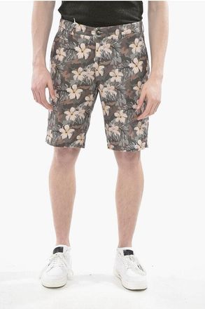 Altea Shorts MILANO With Floral And Camouflage Pattern size 48