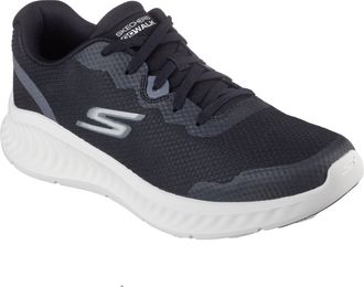 Skechers Sneaker SKECHERS GO WALK NOW-VILIGENT, Herren, Gr. 47, schwarz, Textil, Schuhe Sneaker, Schn&uuml;rschuh, Halbschuh, Freizeitsneaker mit verst&auml;rkter Kappe