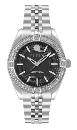 Philipp Plein Plein Icon Chain Silber Herren Armbanduhr PWZFA0125