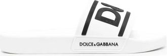 Dolce & Gabbana Sandales &agrave; glissi&egrave;re en caoutchouc Dolce & Gabbana
