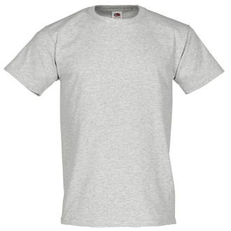 Fruit Of The Loom Fruit of The Loom Herren T-Shirt Heavy Cotton T 180.01, Gr. Medium, Grau (Heather Grey 123)