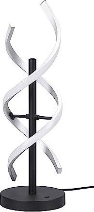 Trio Leuchten LED Tischleuchte Sequence 541810205, Aluminium Schwarz matt, inkl. 20.5 Watt LED, Switch Dimmer, Farbwechsel