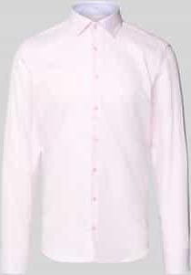 Seidensticker Slim Fit Business Hemd aus Baumwolle mit Kentkragen